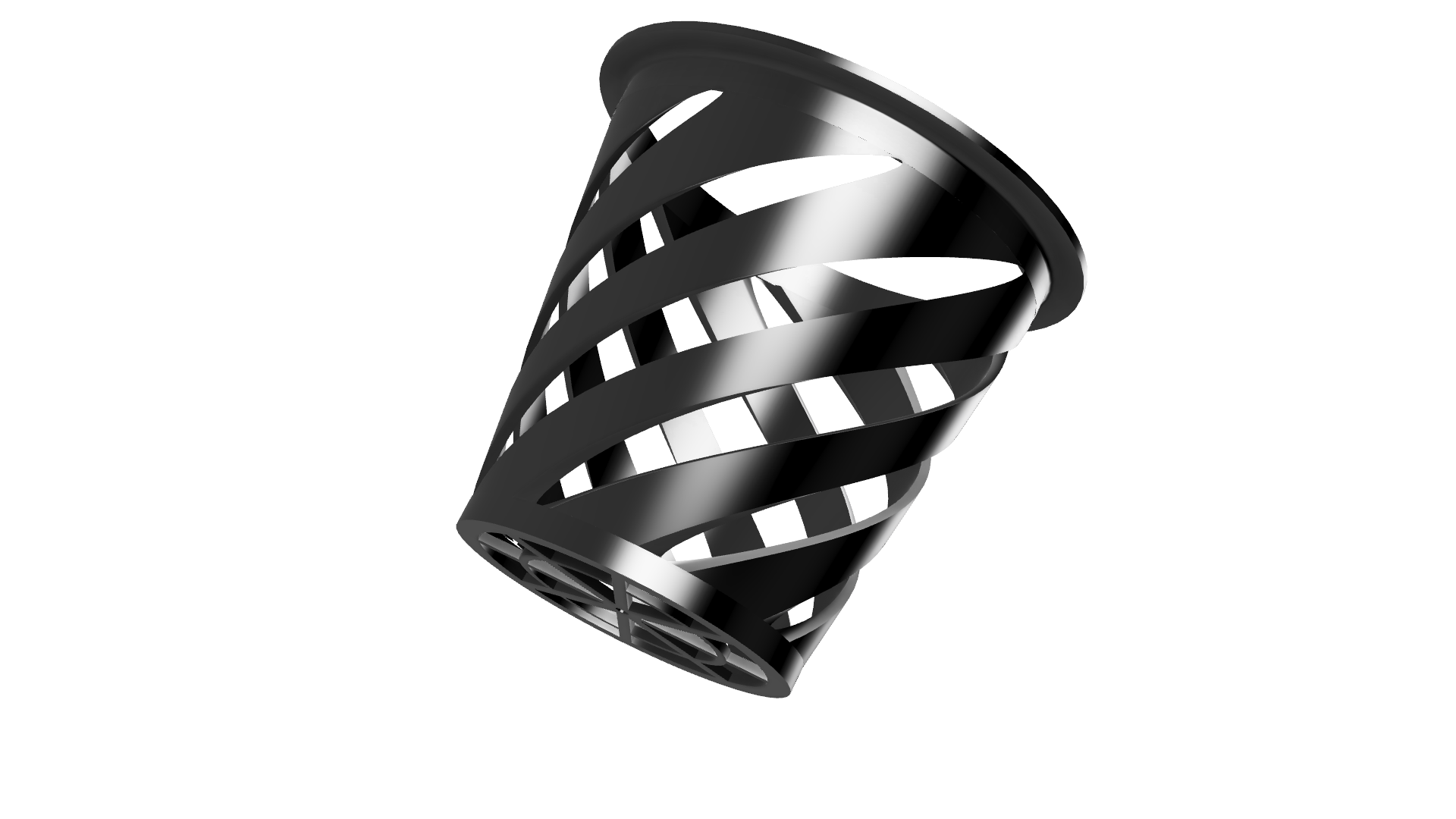 Spiral Net Cup by Lukas | Download free STL model | Printables.com