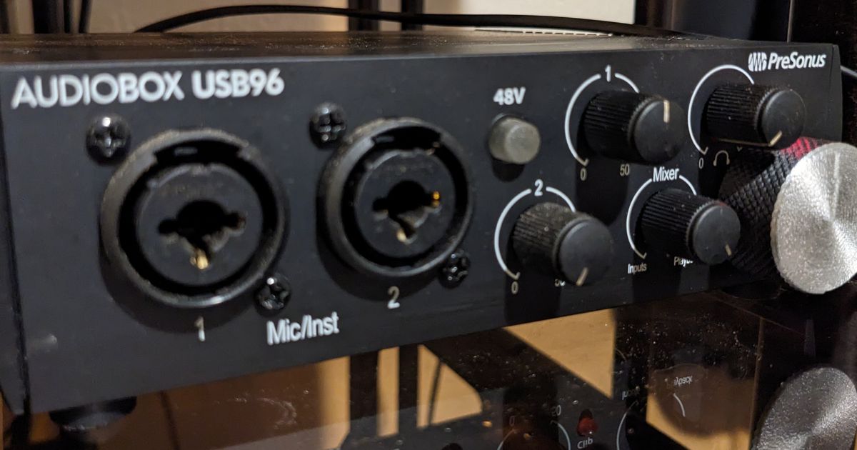 PreSonus Audiobox USB96 Oversized Volume Knob by DM | Download free STL ...