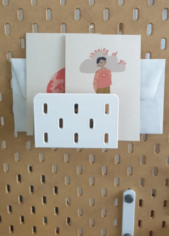 Skadis Letter Holder by Jannes V | Download free STL model | Printables.com