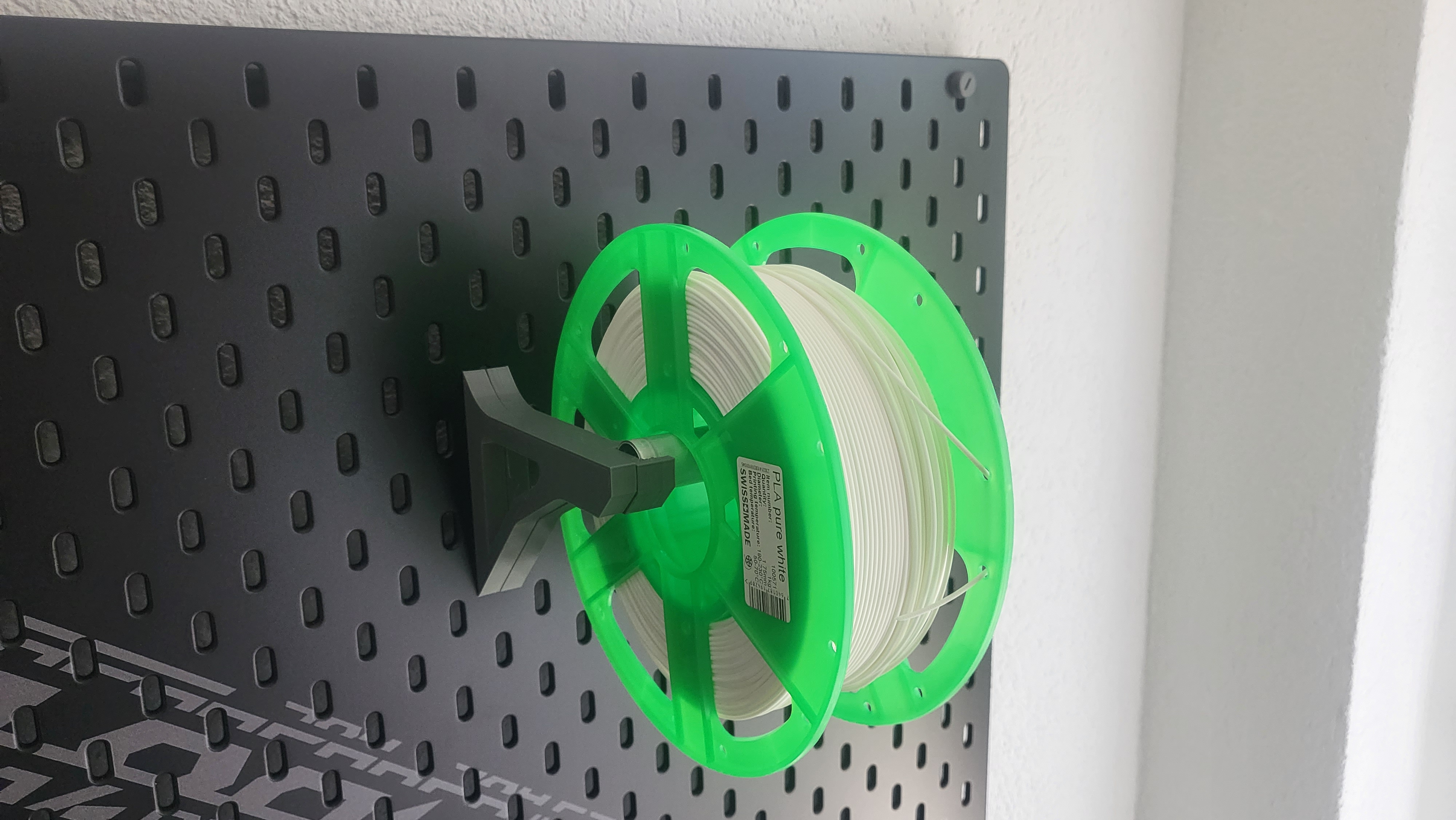 Filament Holder Ikea SKÅDIS pegboard by Kinimodus | Download free STL ...