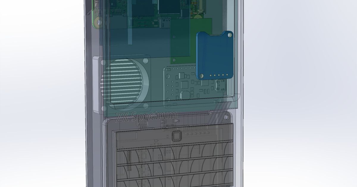 Blackberry Pi Handheld console by IMBalENce | Download free STL model ...