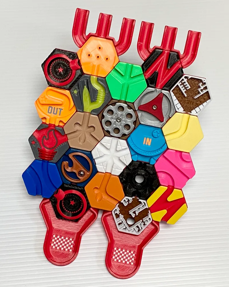 Hextraction Fancy Game Board Remix by Hackjaz | Download free STL model ...