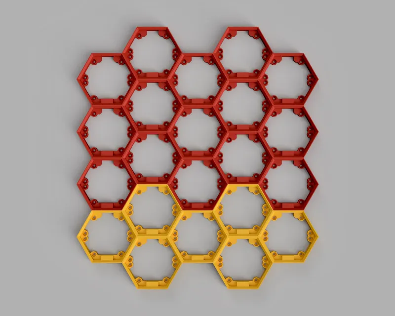 Hextraction Fancy Game Board Remix by Hackjaz | Download free STL model ...