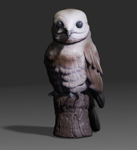 Great Potoo/Ghost Bird Statue by DragonArtist15 | Download free STL ...
