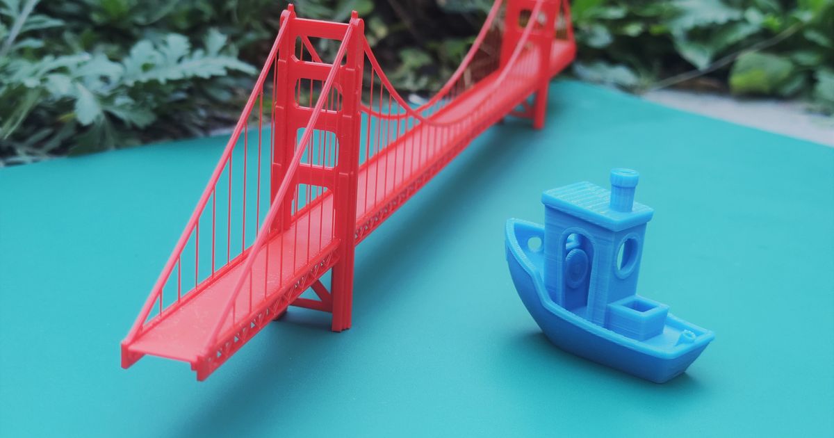 Golden Gate Bridge [String Art] by Andor_Yoko | Download free STL model | Printables.com