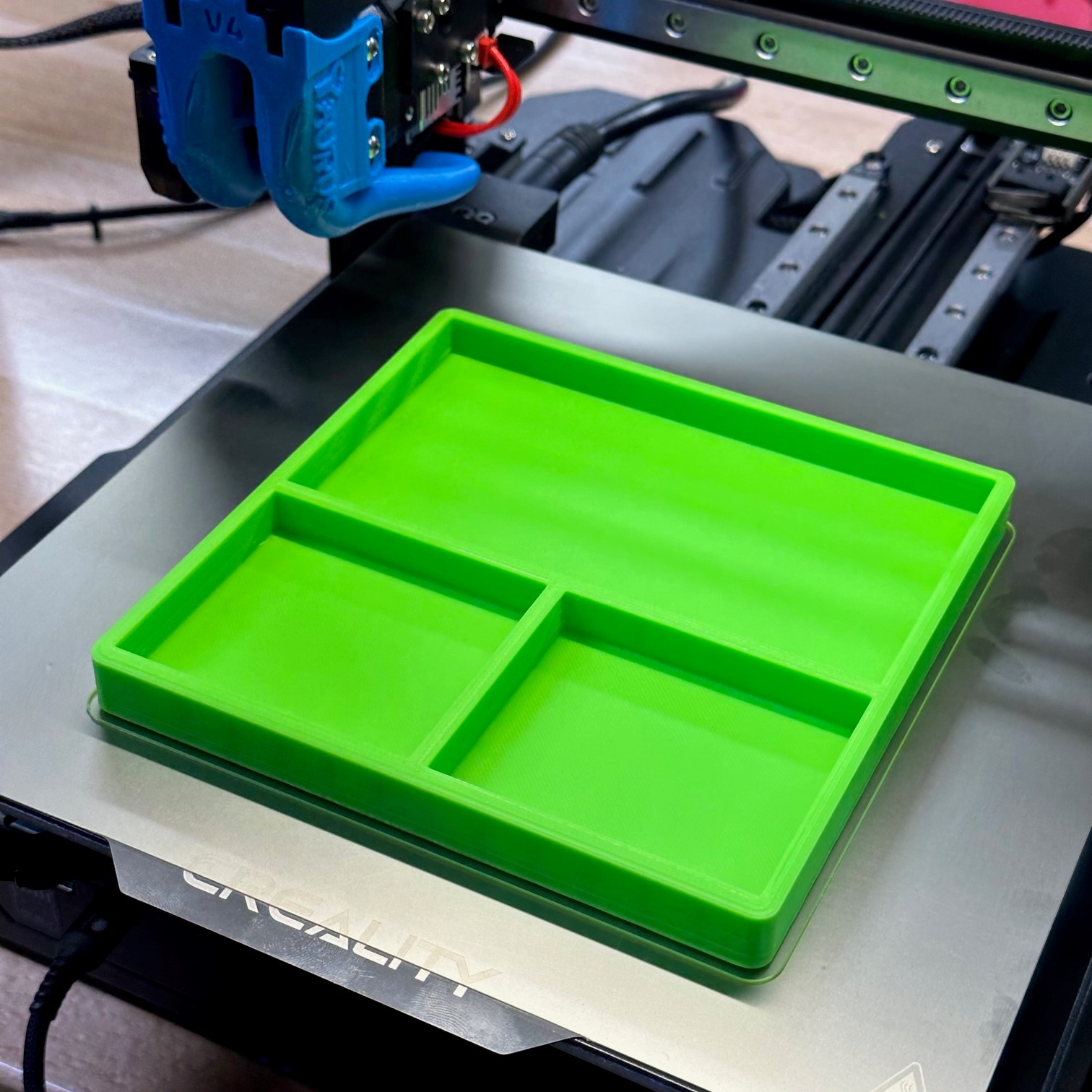 3 Section Small Parts and Hardware Tray by NWA Steve | Download free ...