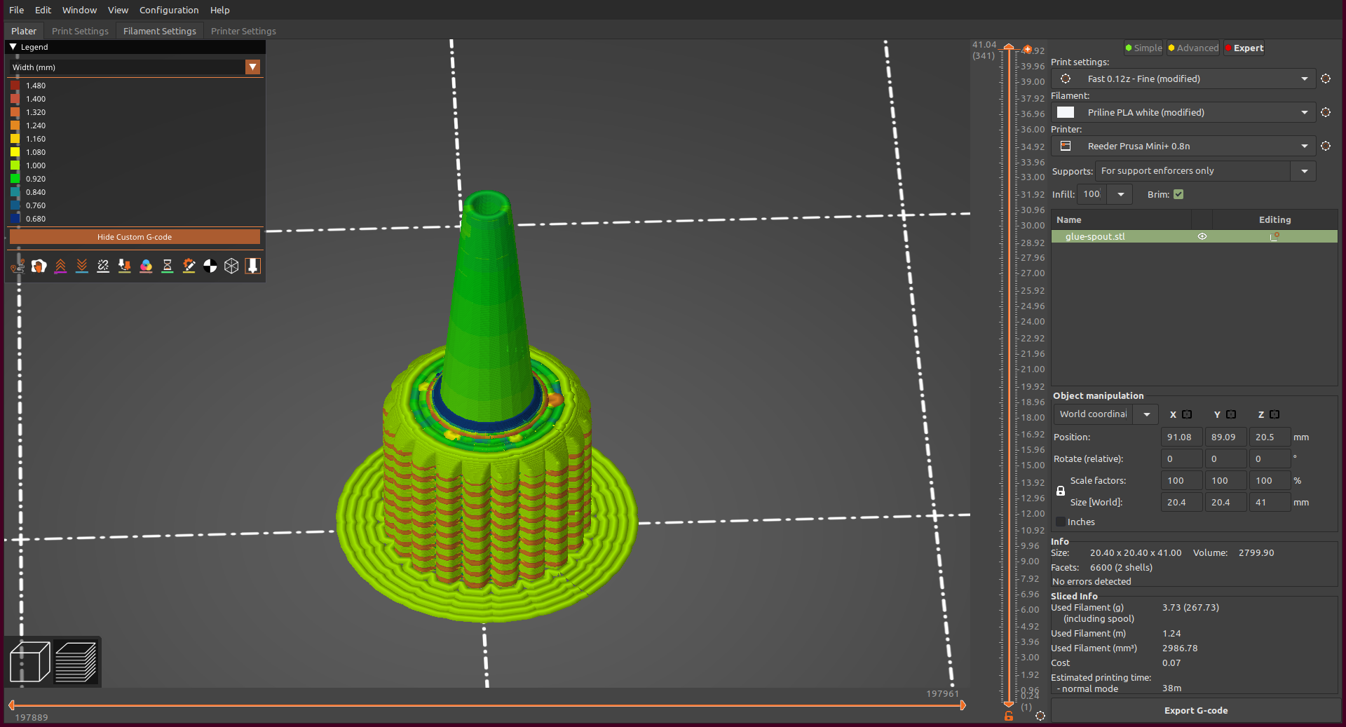 BSI/Střední Glue Spout & Caps by Jérémy Reeder | Download free STL ...