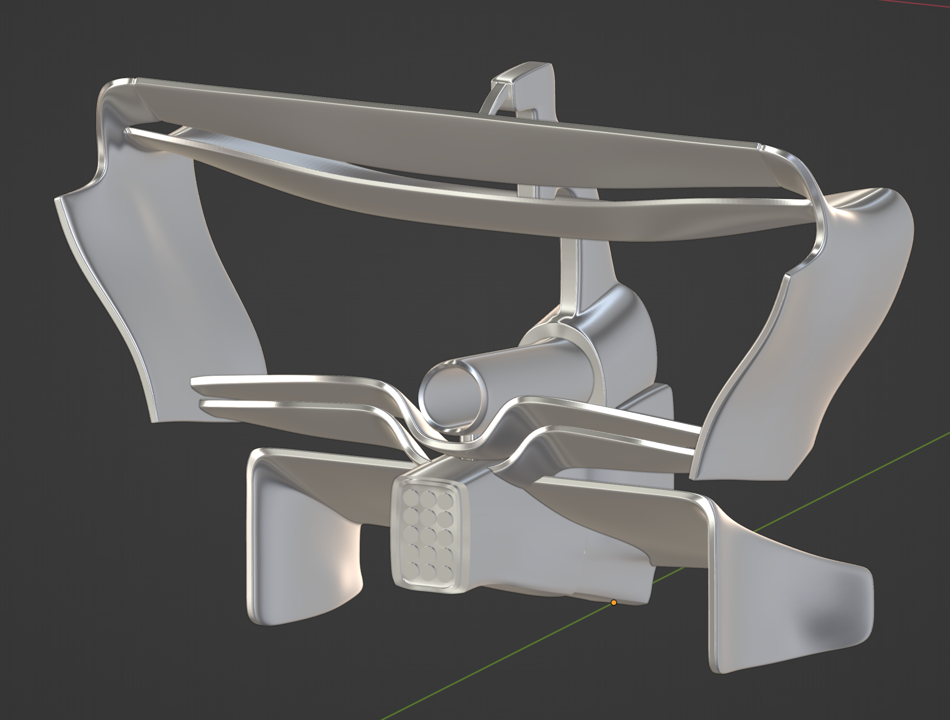 Ferrari SF23 front & rear wing for hat by Slope | Download free STL ...