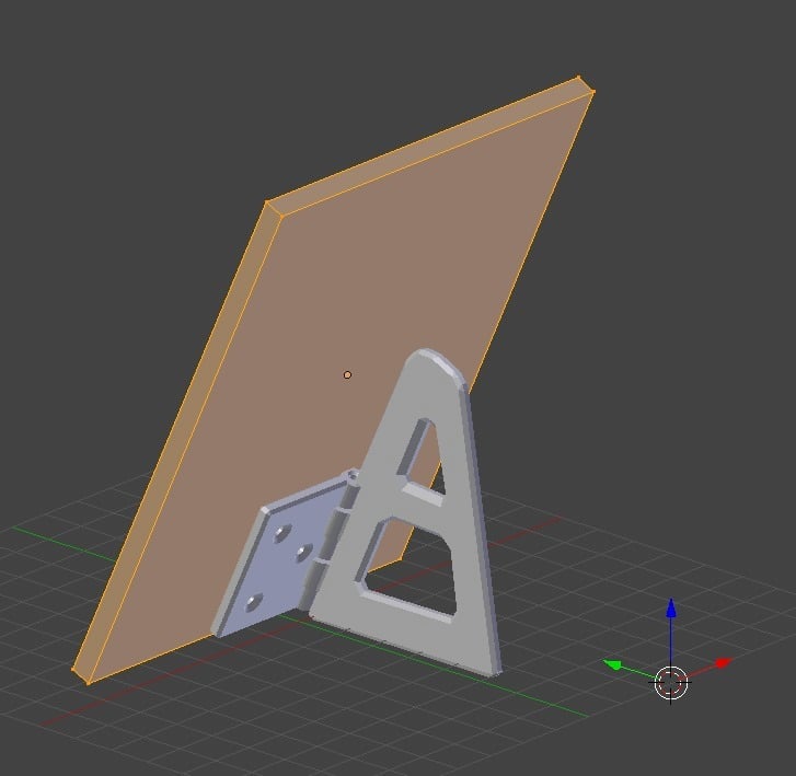 Picture Frame Hinge Stand by OttaRoss | Download free STL model ...