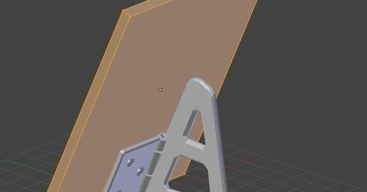 Picture Frame Hinge Stand by OttaRoss | Download free STL model ...