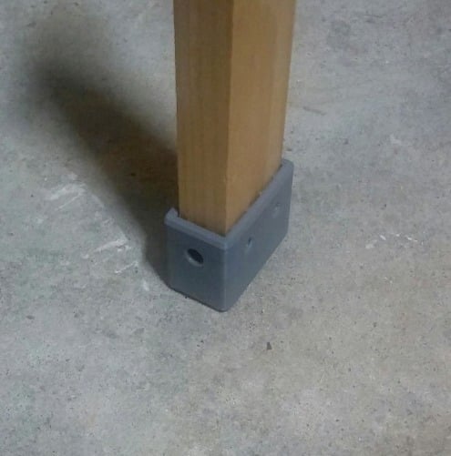 Foot for 1x2" wood legs by OttaRoss | Download free STL model ...