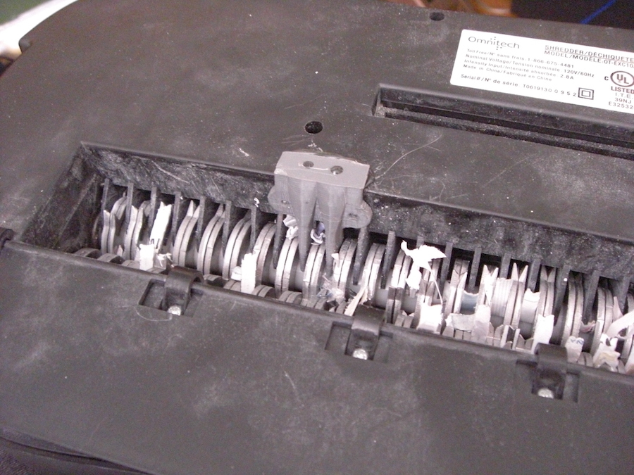 Paper Shredder Tooth Replacement(s) by OttaRoss | Download free STL ...