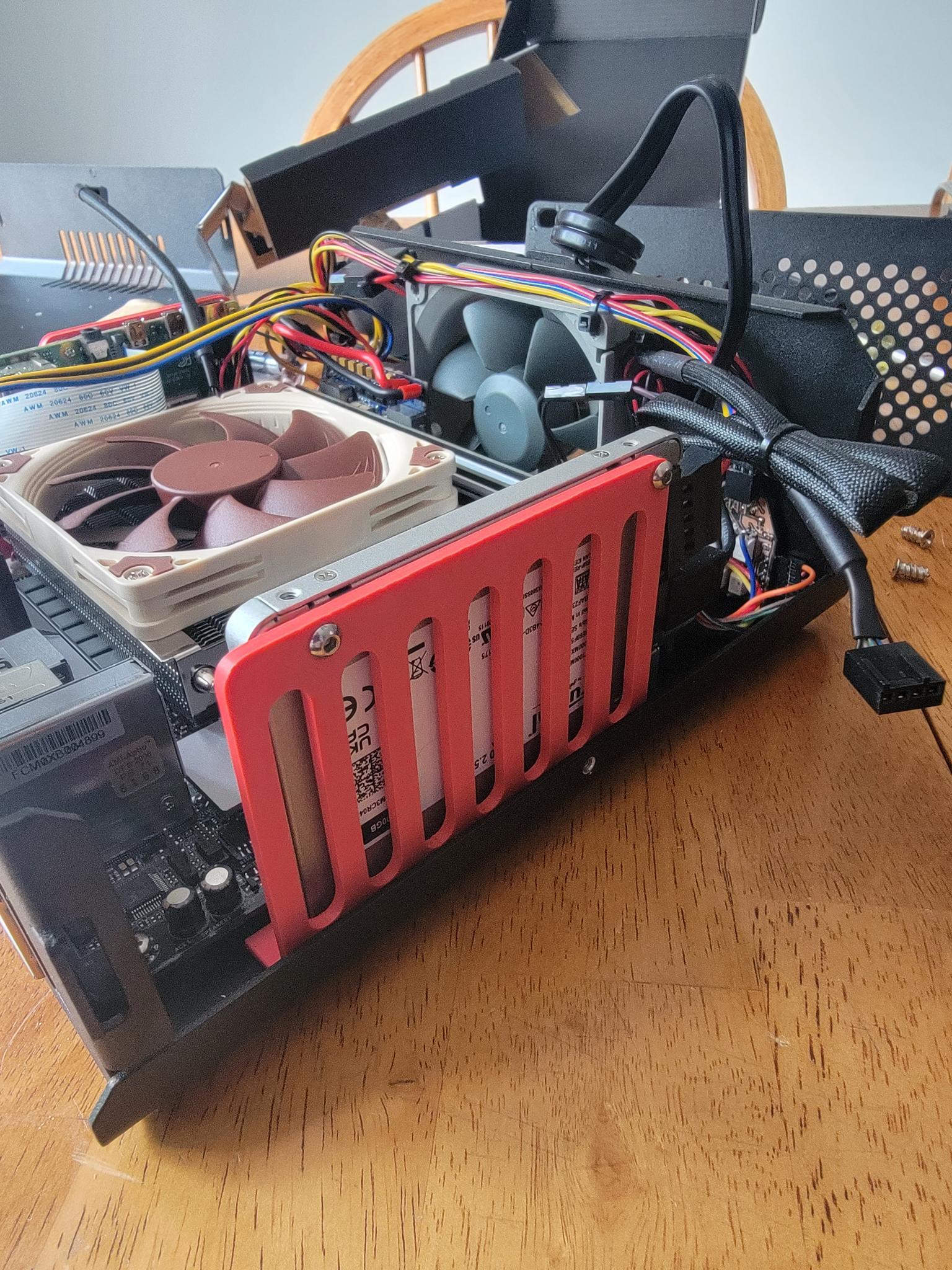 SSD Mount for MyElectronics 2U dual itx case by jsck | Download free ...