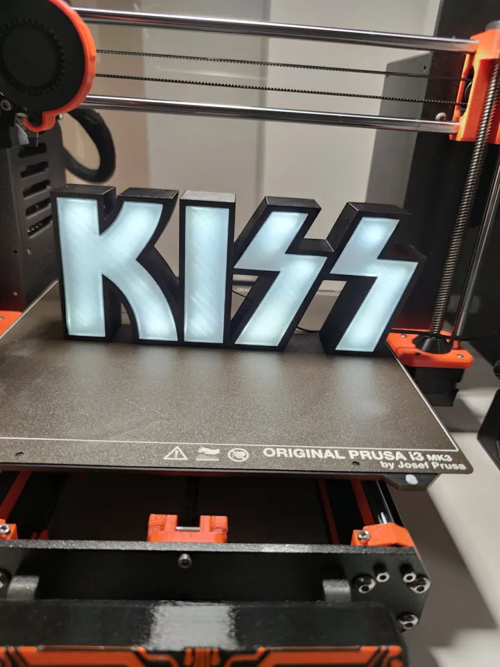 Kiss LED box by Sonic | Download free STL model | Printables.com