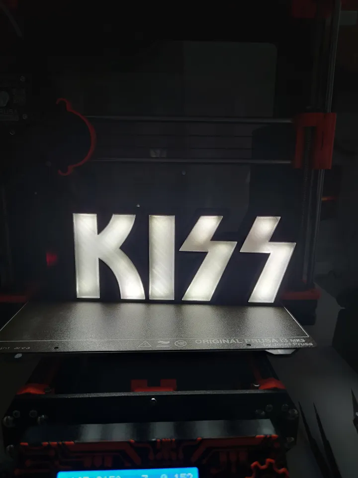 Kiss LED box by Sonic | Download free STL model | Printables.com