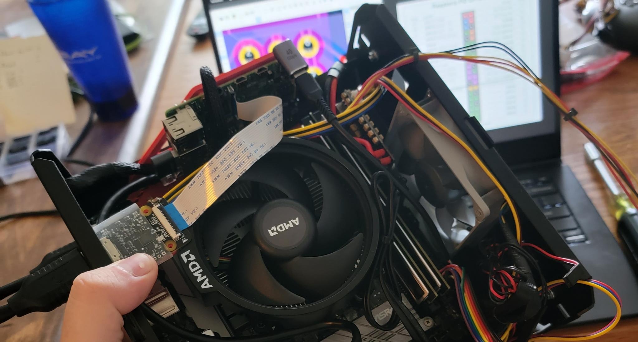 Raspberry PI mount for MyElectronics 2U dual itx case by jsck ...