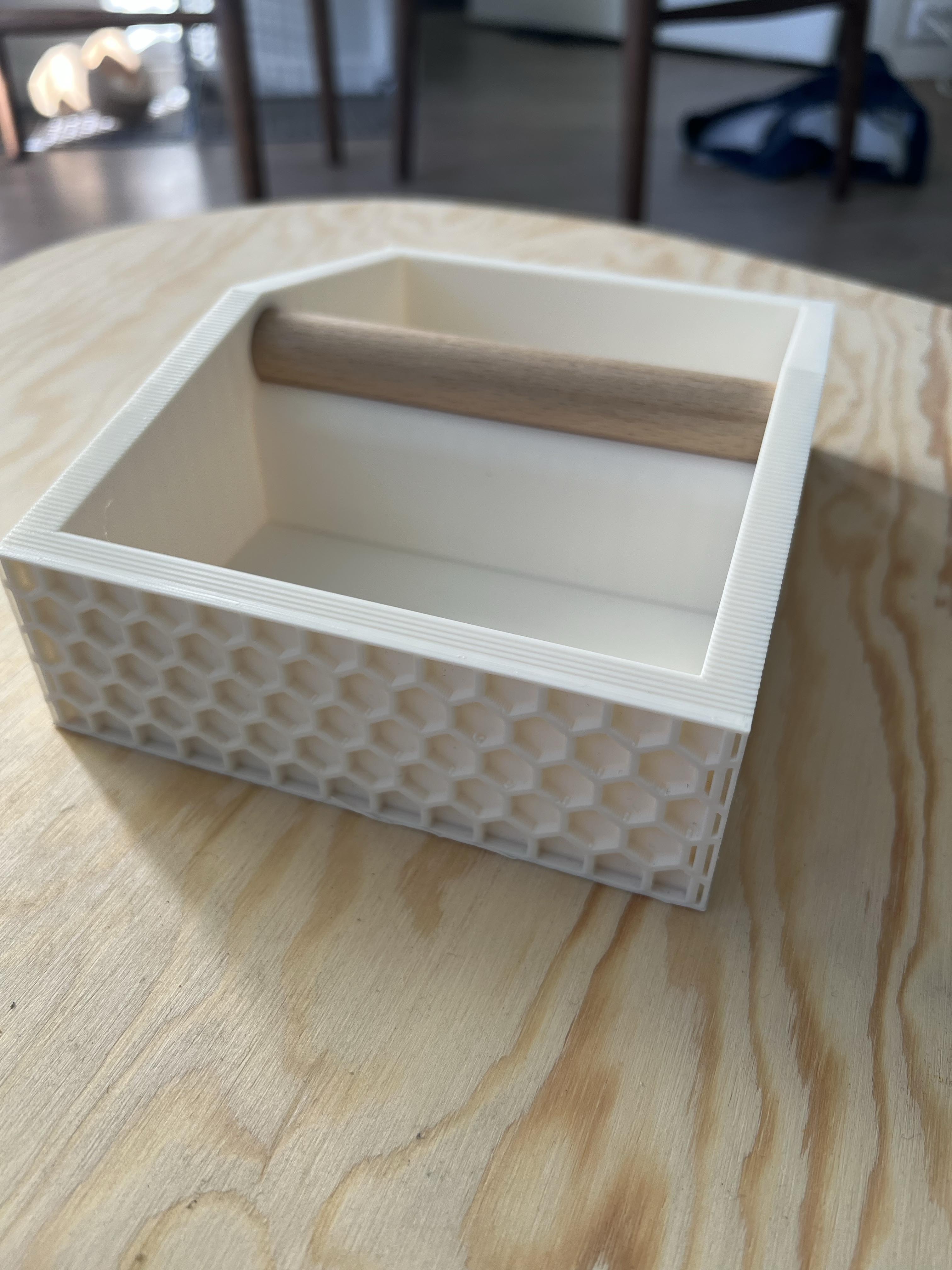 Espresso knock box, hex by Jens | Download free STL model | Printables.com