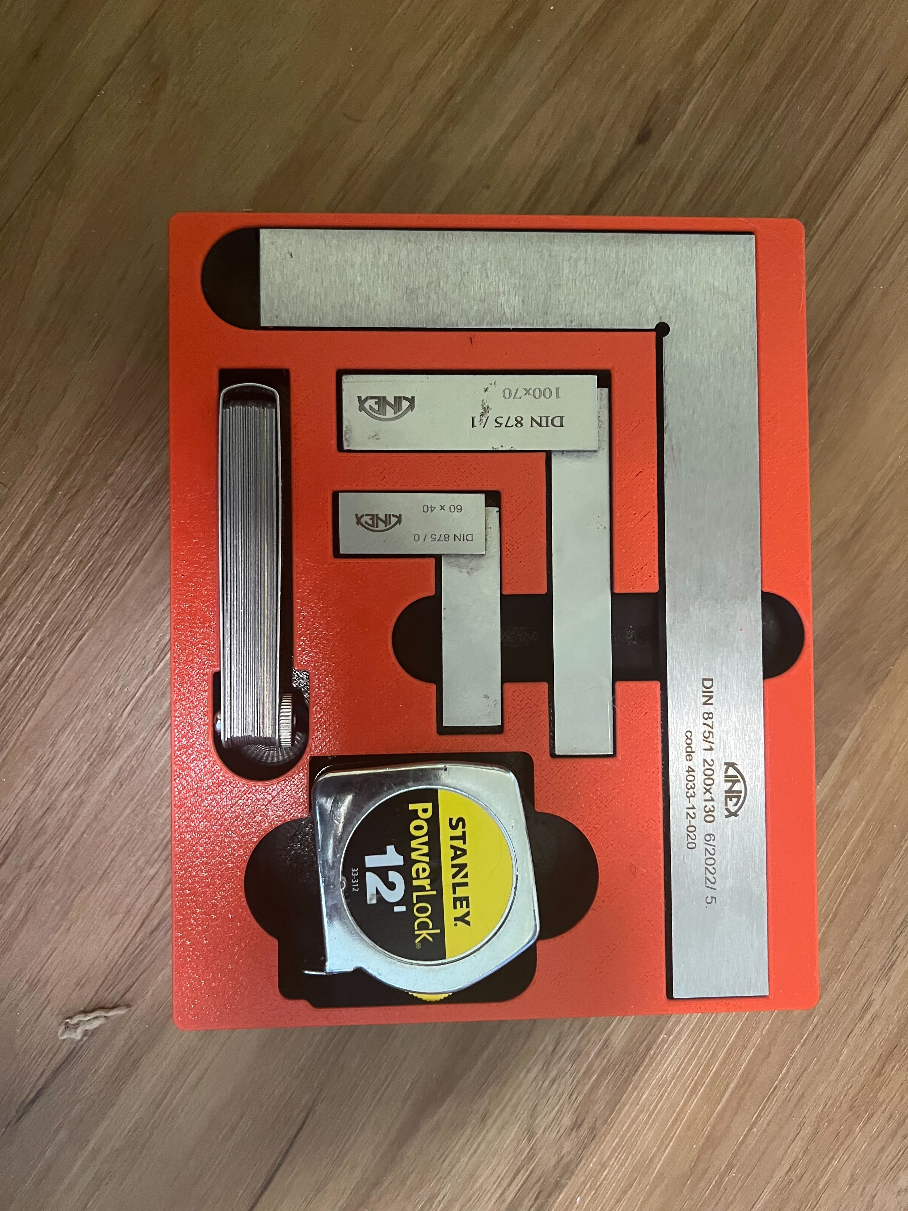Gridfinity Machinist Squares/Feeler Gauge/12' Measuring Tape by ...