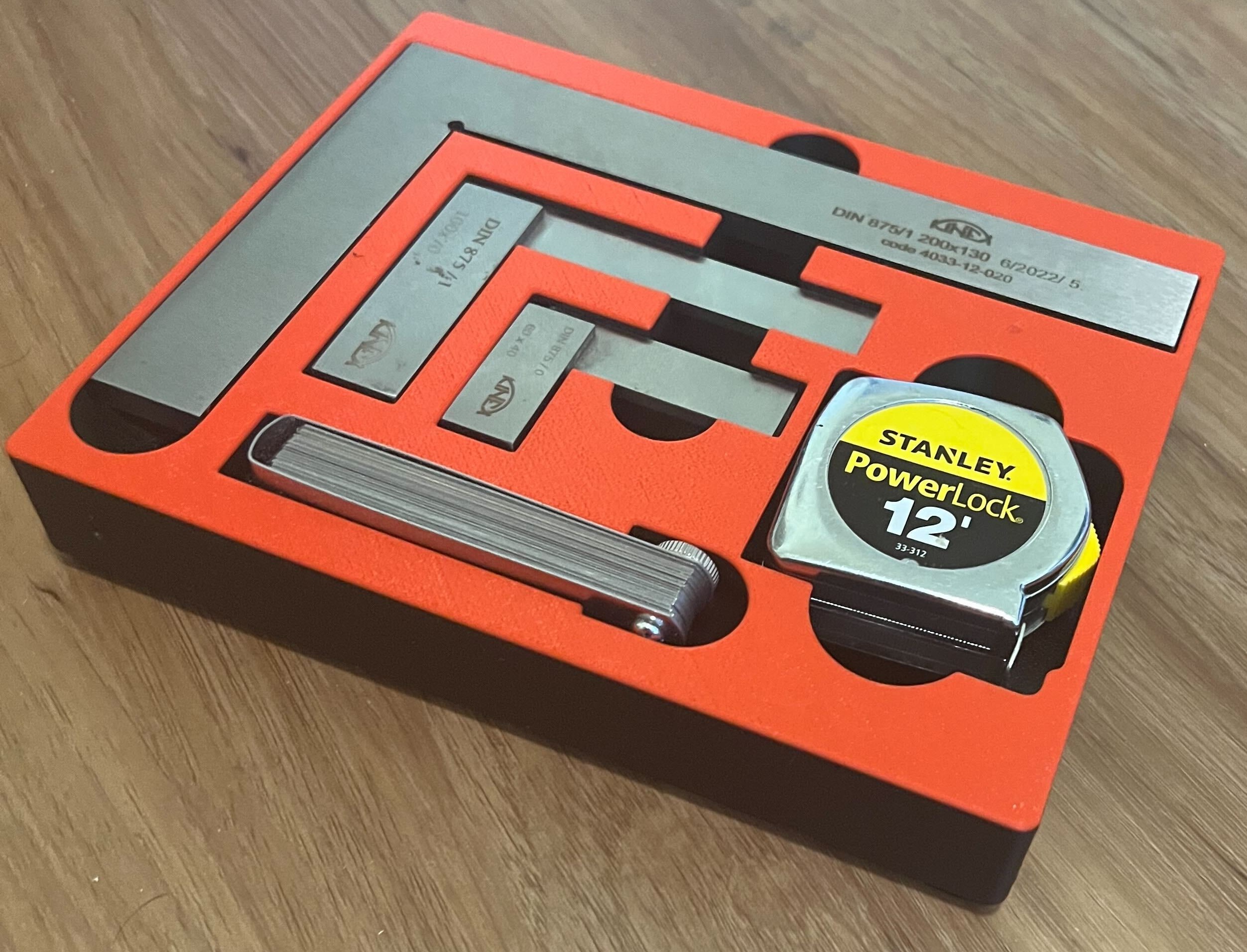 Gridfinity Machinist Squares/Feeler Gauge/12' Measuring Tape by ...