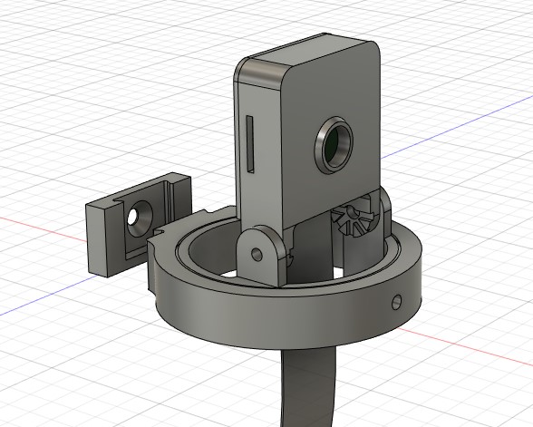 Pi Camera Swivel Tilt Wall Mount by jdireen | Download free STL model ...