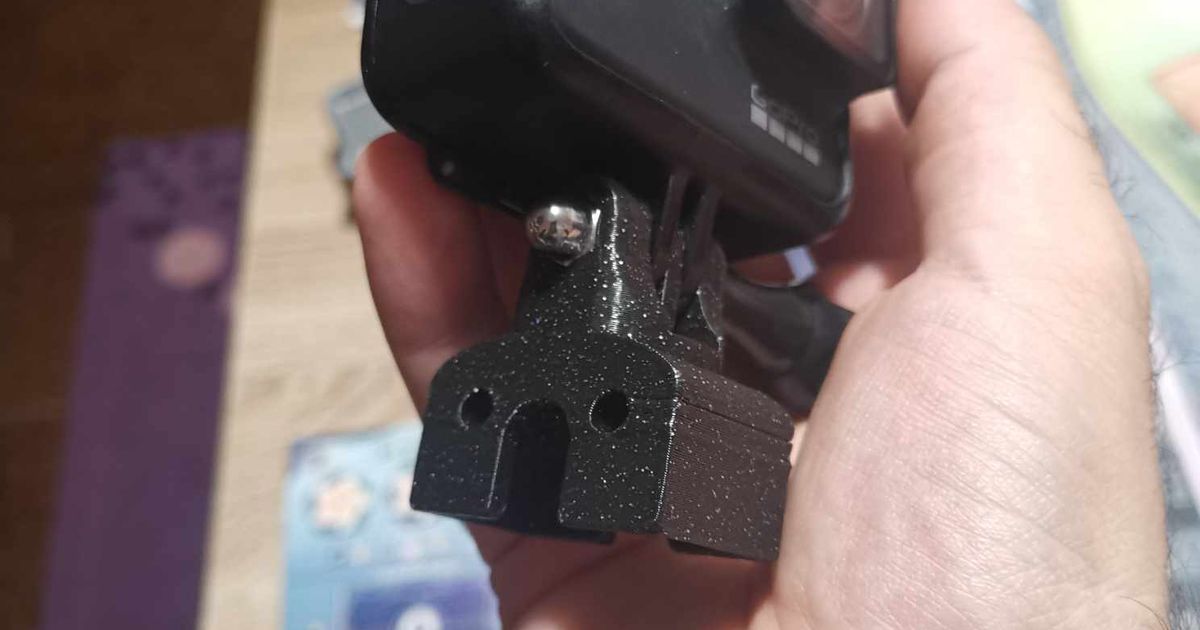 Intex Challenger K1 GoPro Mount by Astrikol | Download free STL model ...