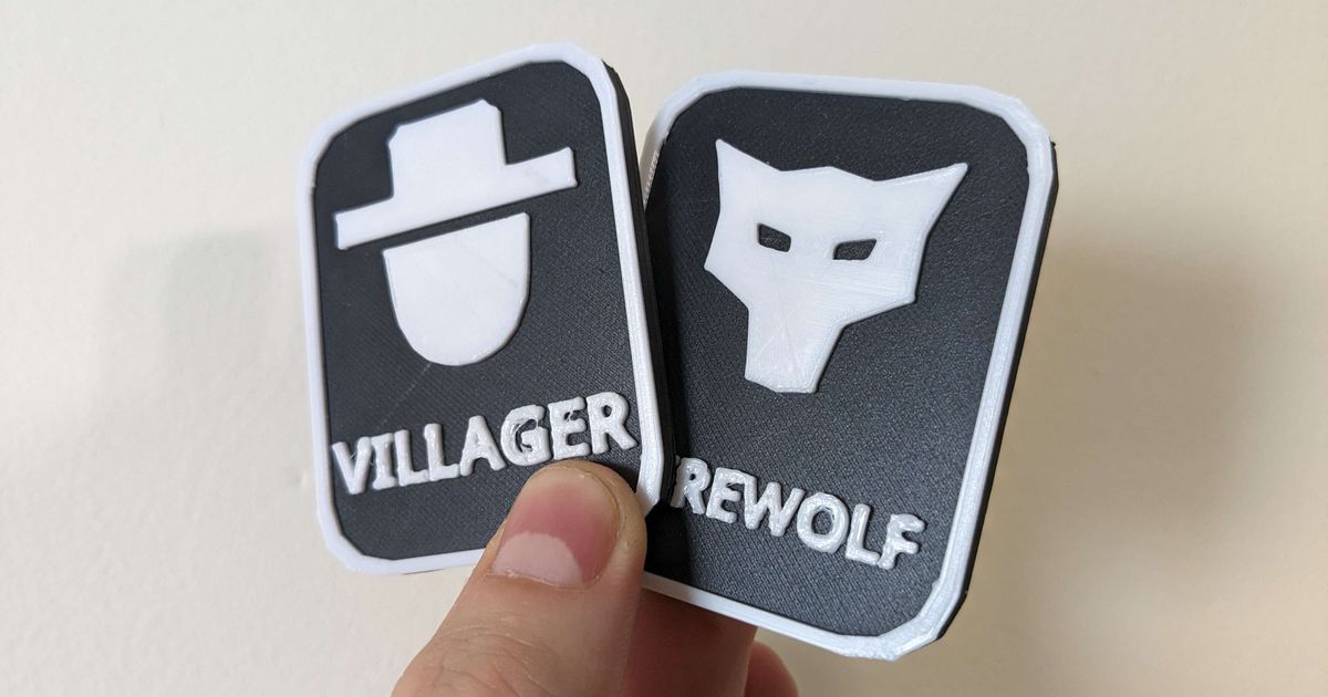 Werewolf Tokens by FourLeftPaws | Download free STL model | Printables.com