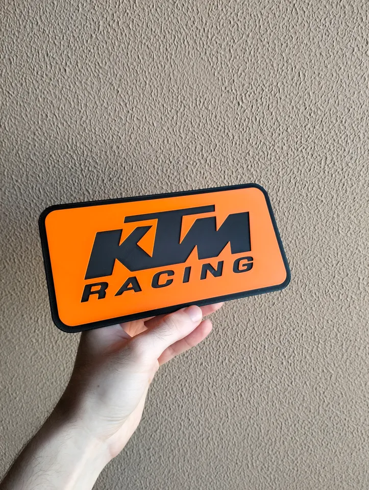 KTM racing decoration by braga3dprint | Download free STL model ...