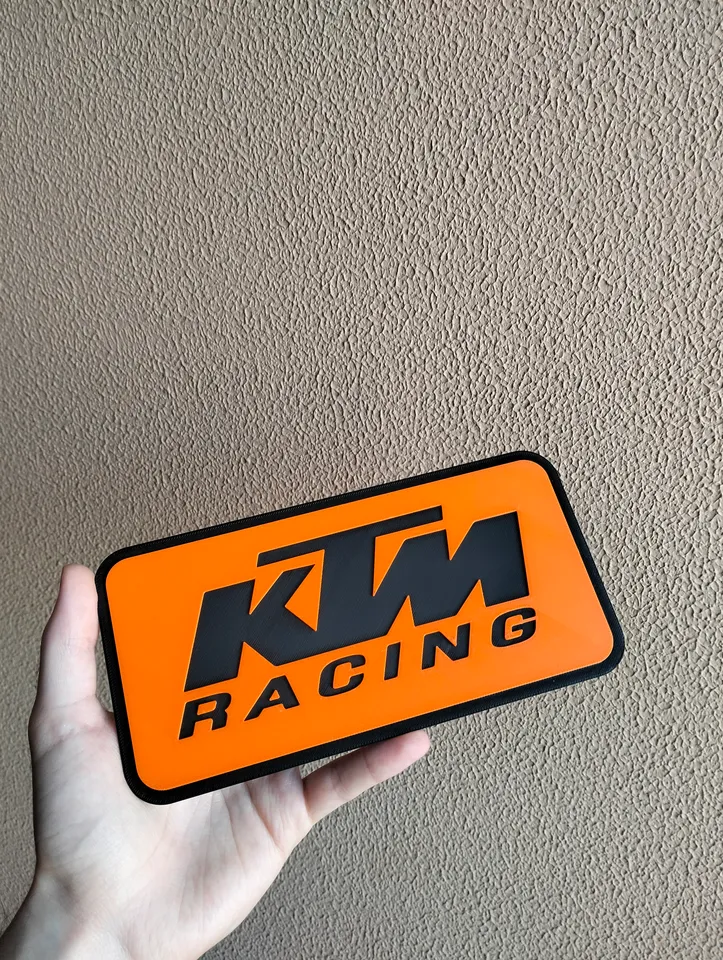 KTM racing decoration by braga3dprint | Download free STL model ...