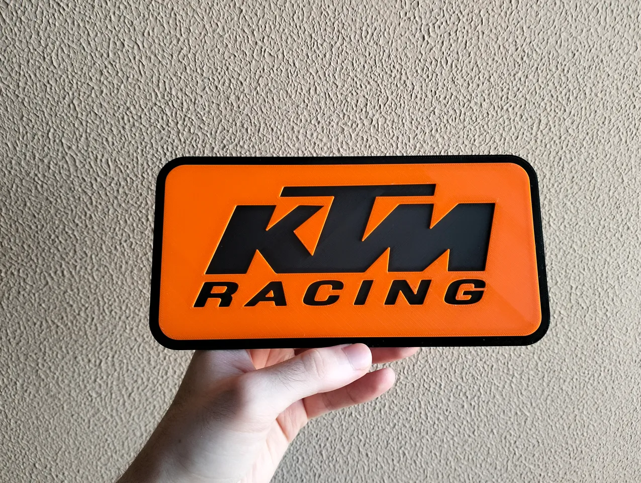 KTM racing decoration by braga3dprint | Download free STL model ...