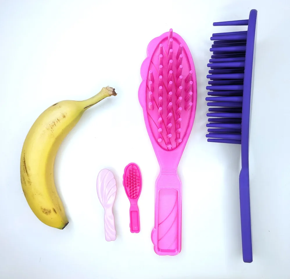 Doll accessory hairbrush / brush by Asa | Download free STL model ...