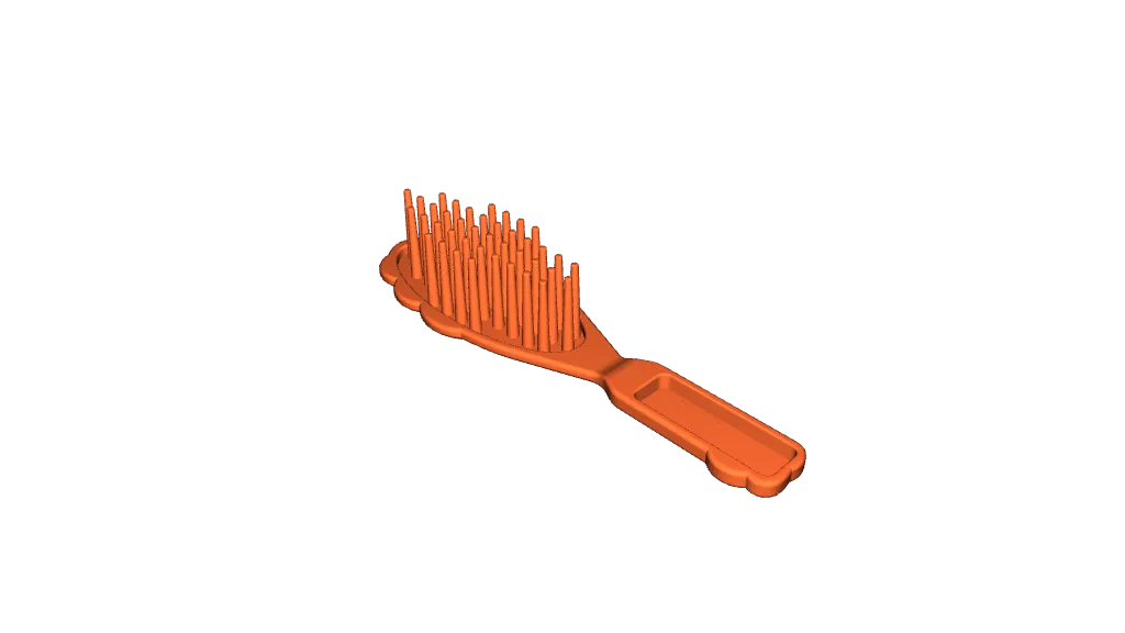 Doll accessory hairbrush / brush by Asa | Download free STL model ...