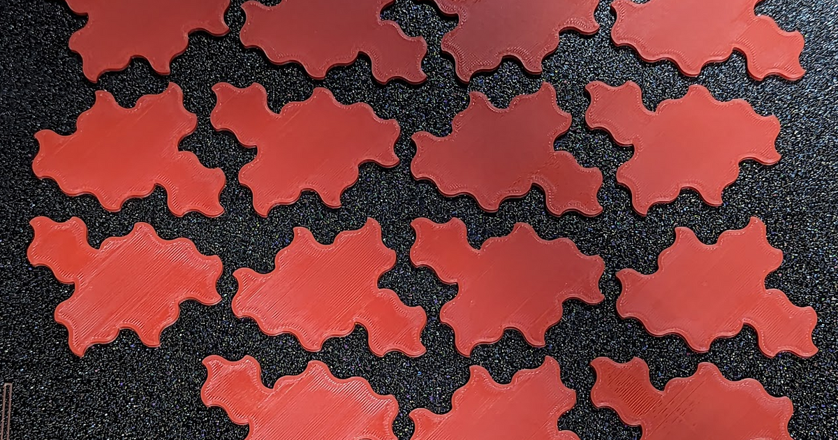 Einstein Tiles: Original and Chiral by mcdanlj | Download free STL ...