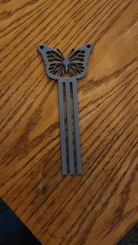 Butterfly Bookmark v3 by Michael Scott | Download free STL model ...