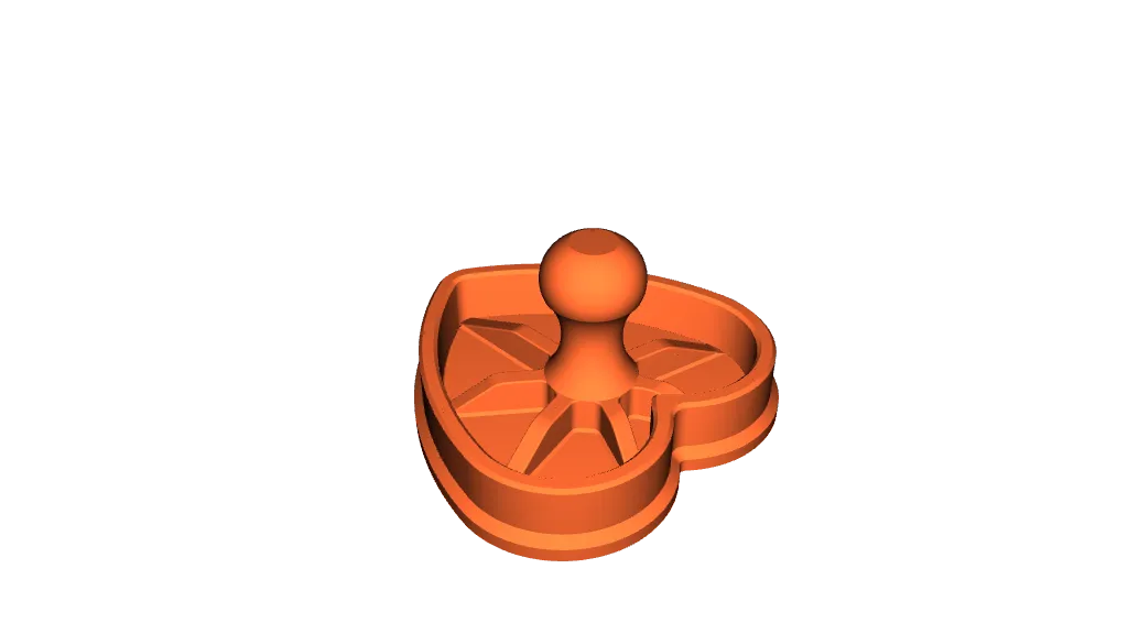 Heart Burger Patty Press by Ken226 | Download free STL model ...