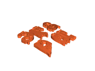 Drippy Numbers 6-10 (with sawtooth picture hangers) by poppydovedesign ...