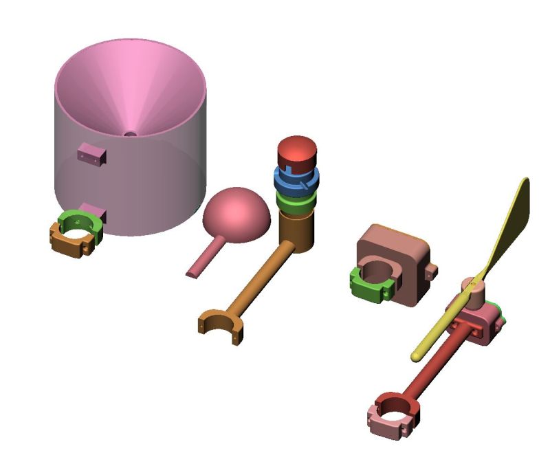 Weather Station. Raingauge, Anemometer and Windvane by WT29 | Download ...