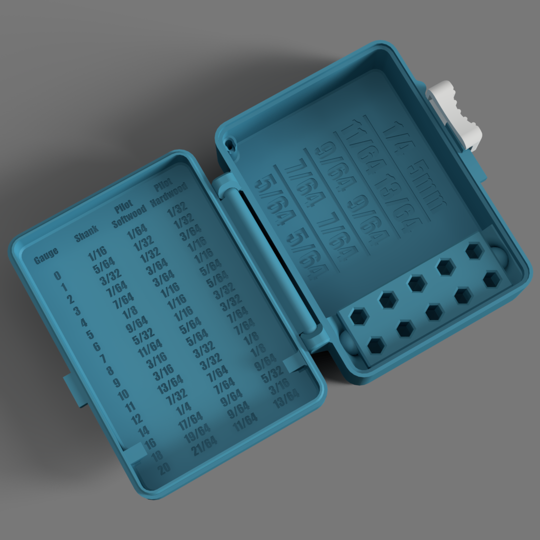 Self-Centering Drill Bit Case - Multicolor by JohnMartin | Download ...