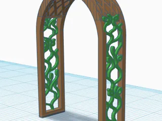 Plant climber arch by JanisMi | Download free STL model | Printables.com