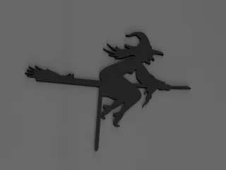 Witch Door Corner Decor by ThreeDimensions | Download free STL model ...