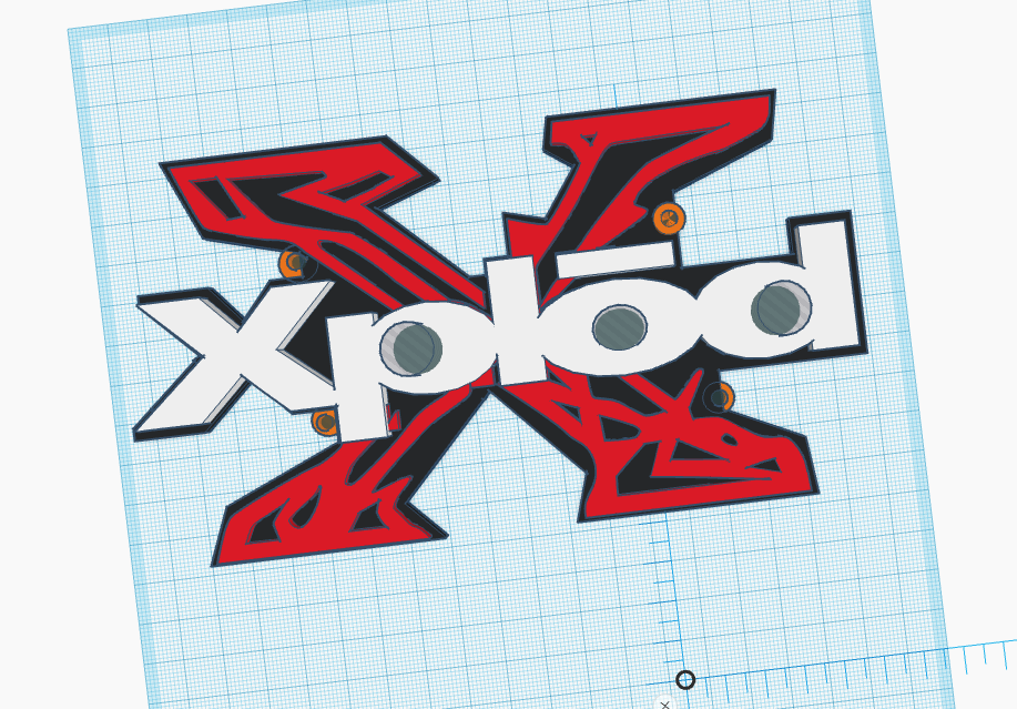 Xplod logo by moni_01 | Download free STL model | Printables.com