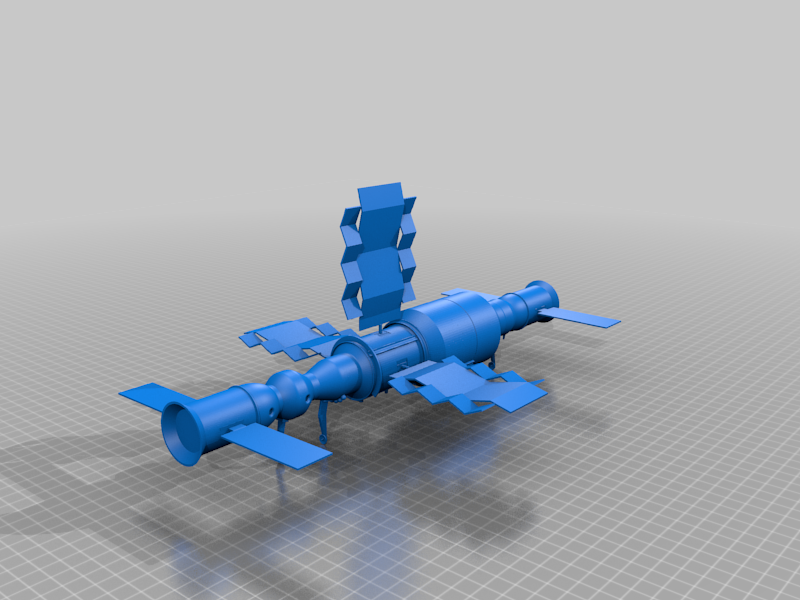 Salyut 7 scaled one in fourty by tato_713 | Download free STL model ...