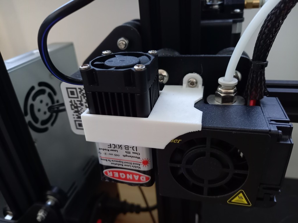 Ender 3 laser module holder by pzeleny | Download free STL model ...