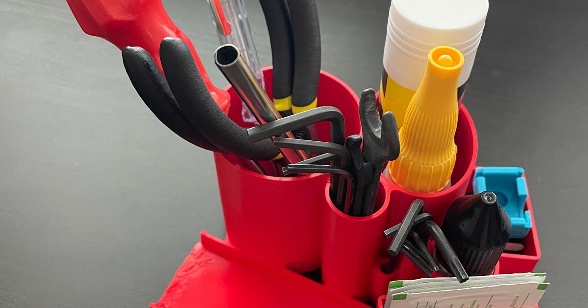 Tool Holder/Organizer by Jacob Kincheloe | Download free STL model ...