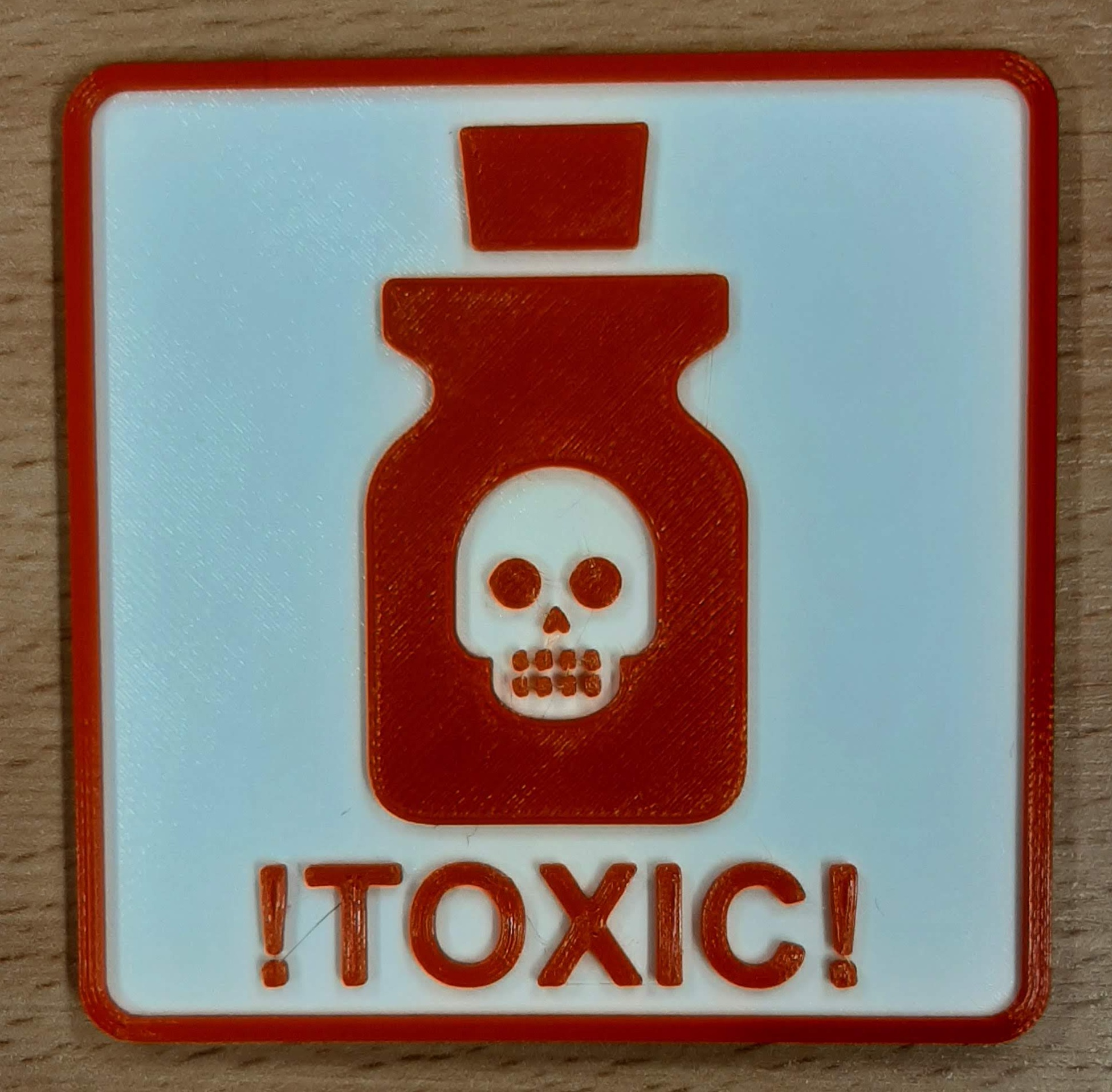 Cedulka toxic by martin_pihrt | Download free STL model | Printables.com