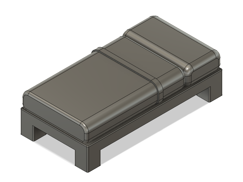 Minecraft postel (Minecraft Bed) von DaTTcz | Kostenloses STL-Modell ...