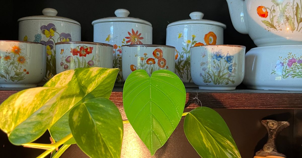 Plant clip "pothos" for Billy bookcase (Ikea) - 20 mm by Paul ...