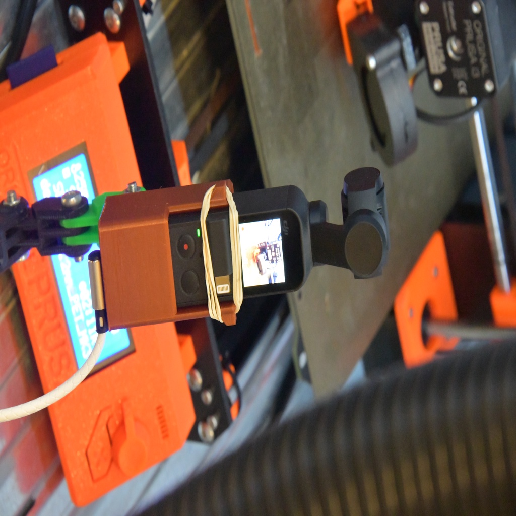 DJI Osmo Pocket Gopro and 1/4" camera tripod mount by Rav Meimad ...