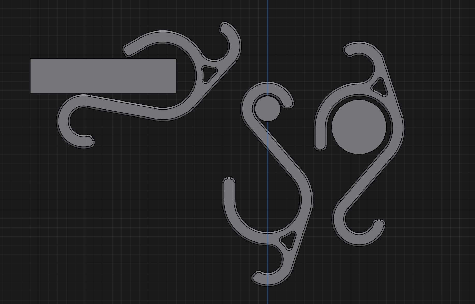 Bag hook 3in1 by voyczech | Download free STL model | Printables.com