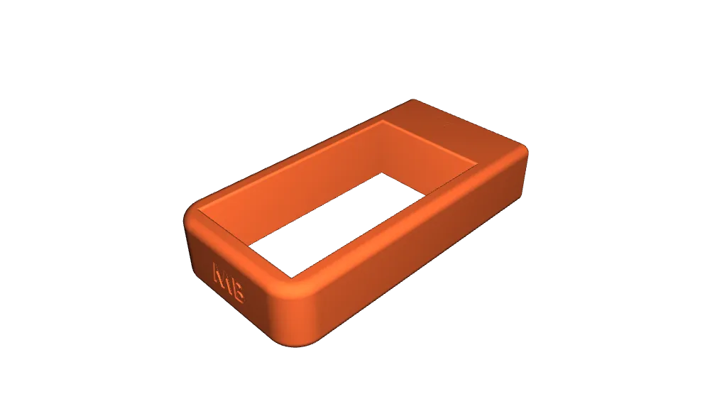 Rounded rectangle Hygrometer magnetic holder for Bambu Lab P1S by Martin | Download free STL ...
