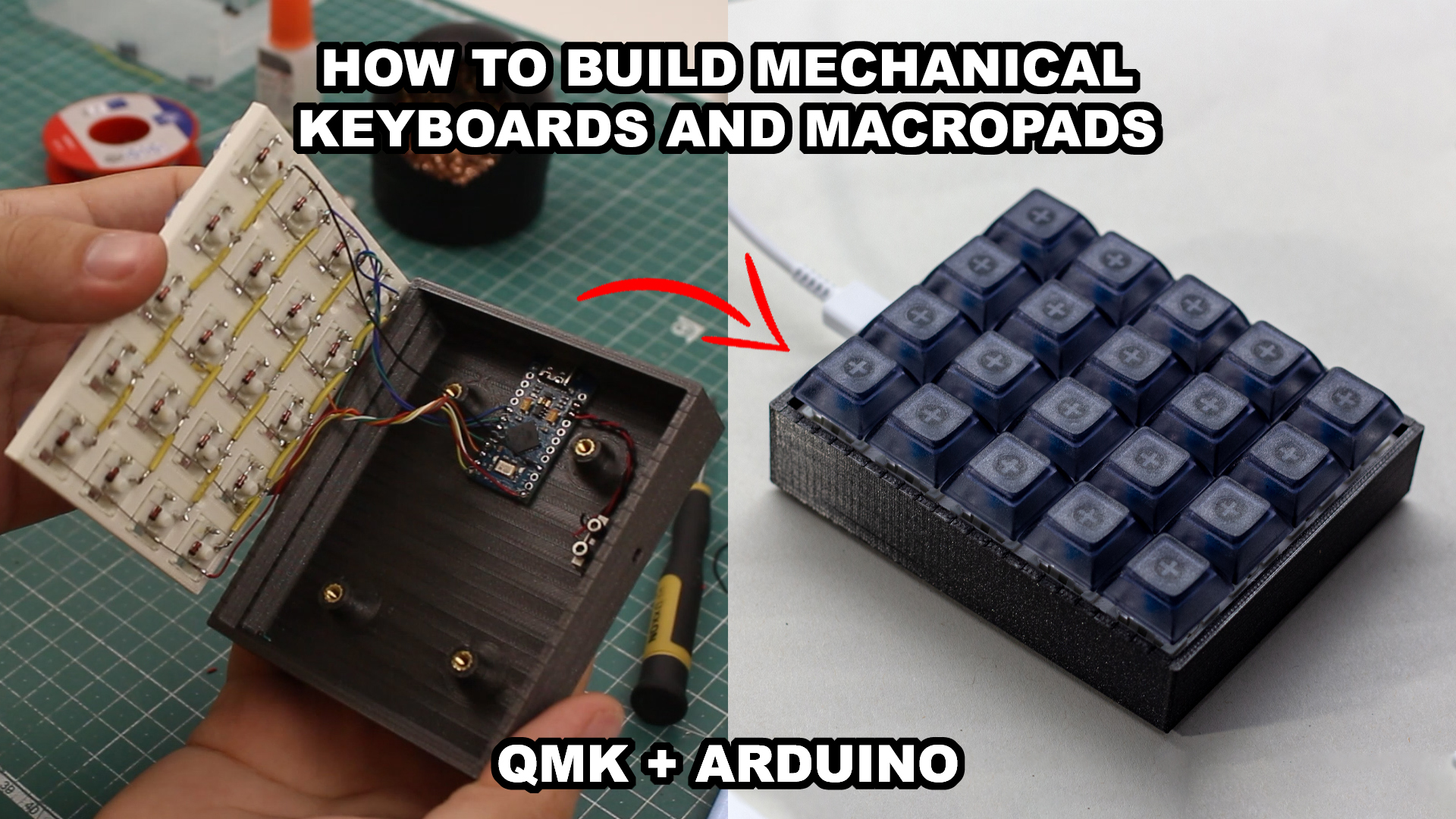 Qmk 4x5 Custom Macropad Usb C Arduino Pro Micro By Djambo Download